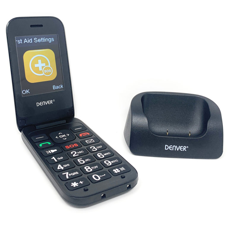 Denver BAS-24200M Big Button Elderly Senior Easy To Use Unlocked Mobile ...